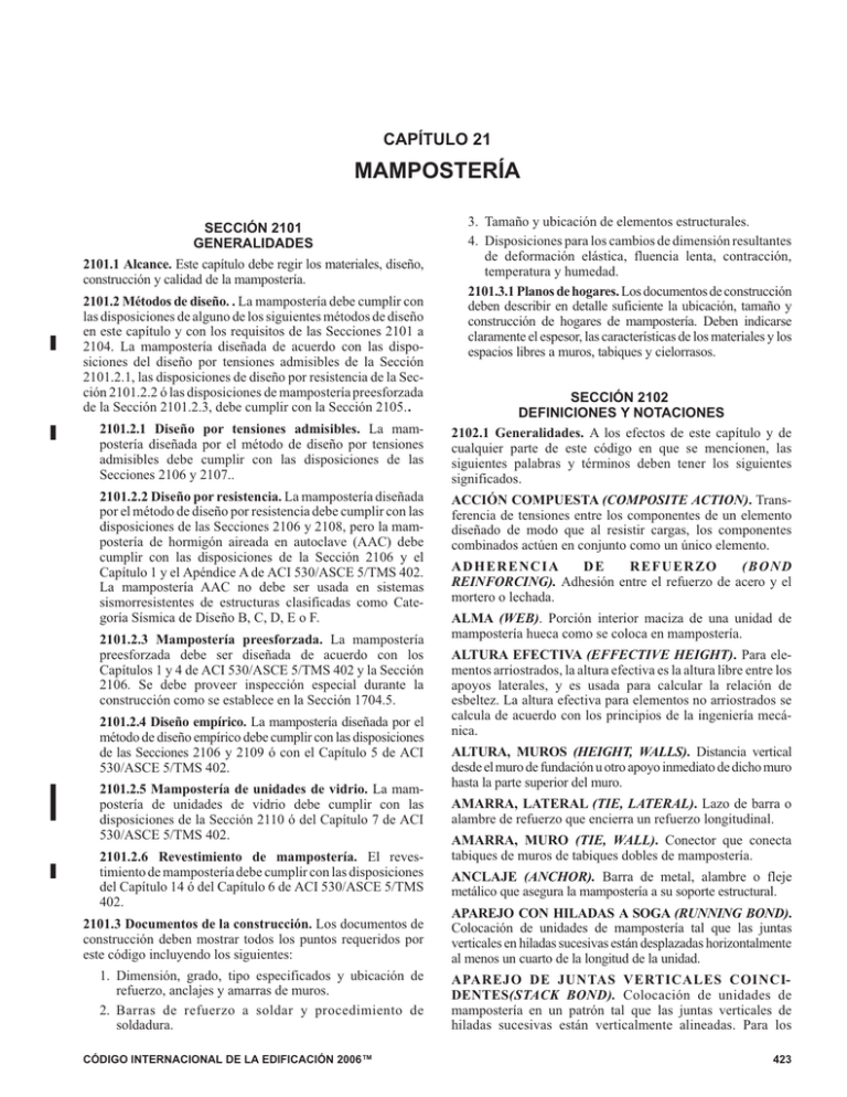 mampostería