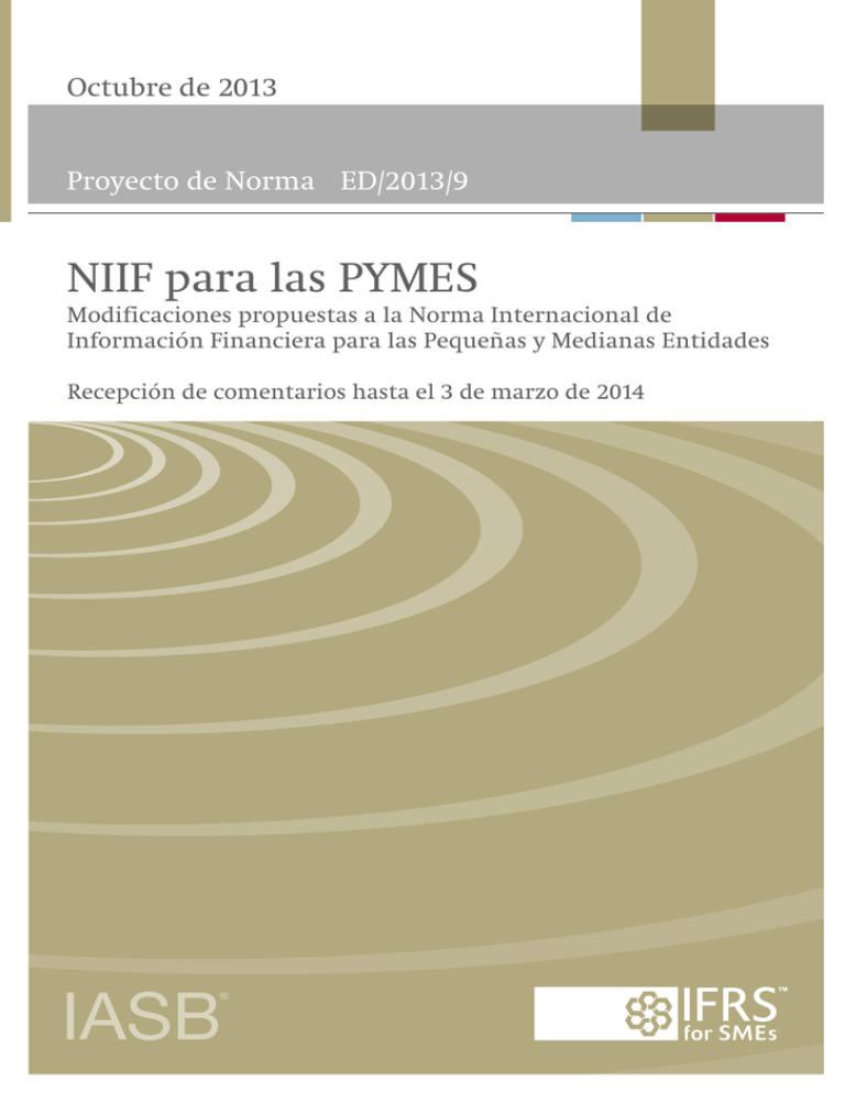 NIIF para las PYMES