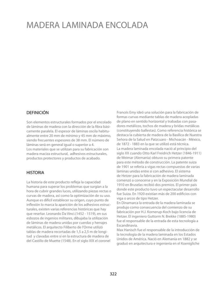 madera laminada encolada