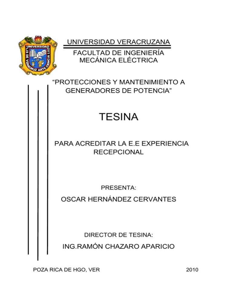 Protecciones Y Mantenimiento A Generadores De Potencia protecciones-y-mantenimiento-a-generadores-de-potencia