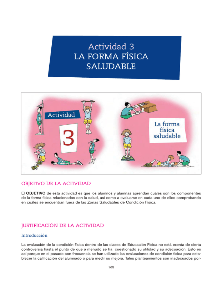 Actividad 3 LA FORMA FÍSICA SALUDABLE