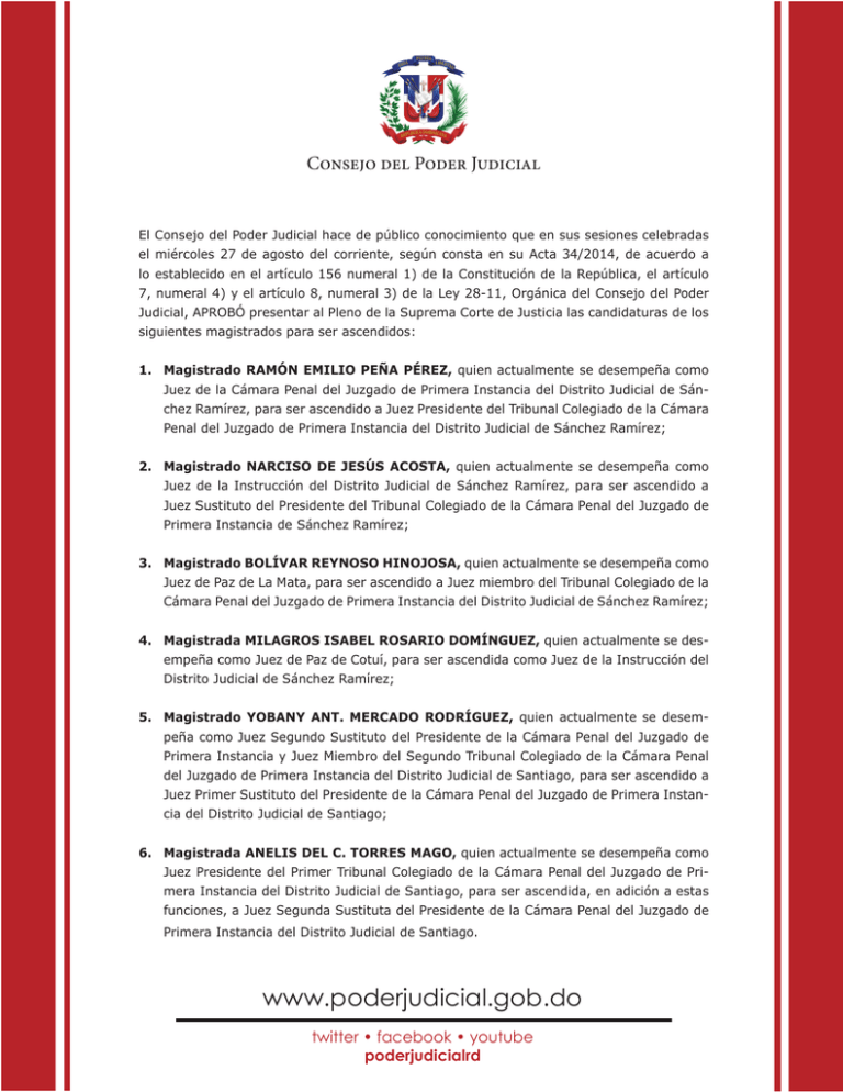 Acta - Poder Judicial