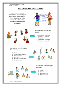 Movimientos articulares para la cadera