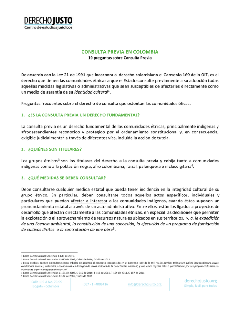 consulta previa en colombia