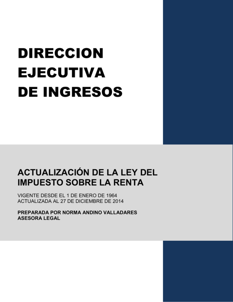 ley isr actualizacion