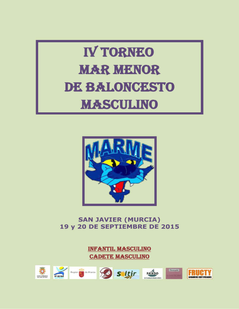 IV TORNEO MAR MENOR DE BALONCESTO MASCULINO