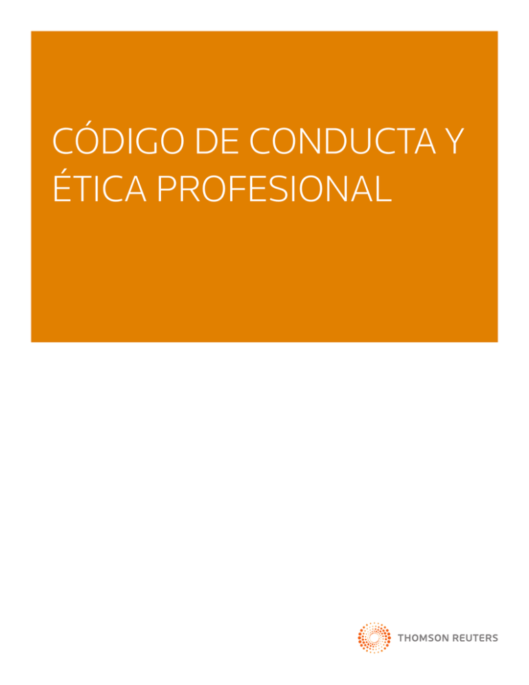 CÓDIGO DE CONDUCTA Y ÉTICA PROFESIONAL