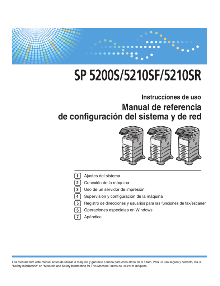 Manual de referencia de configuración del sistema y de red