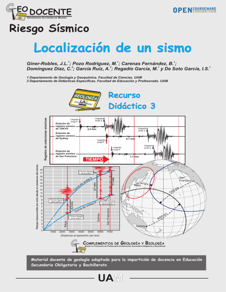 Localización de un sismo