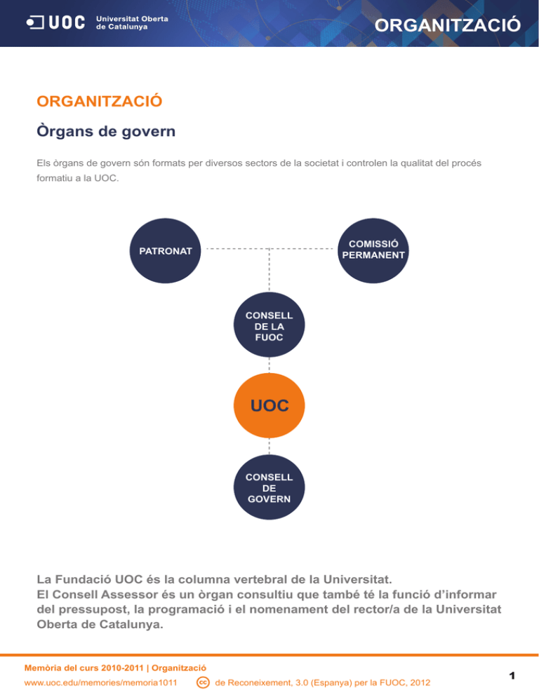 organització - Universitat Oberta de Catalunya