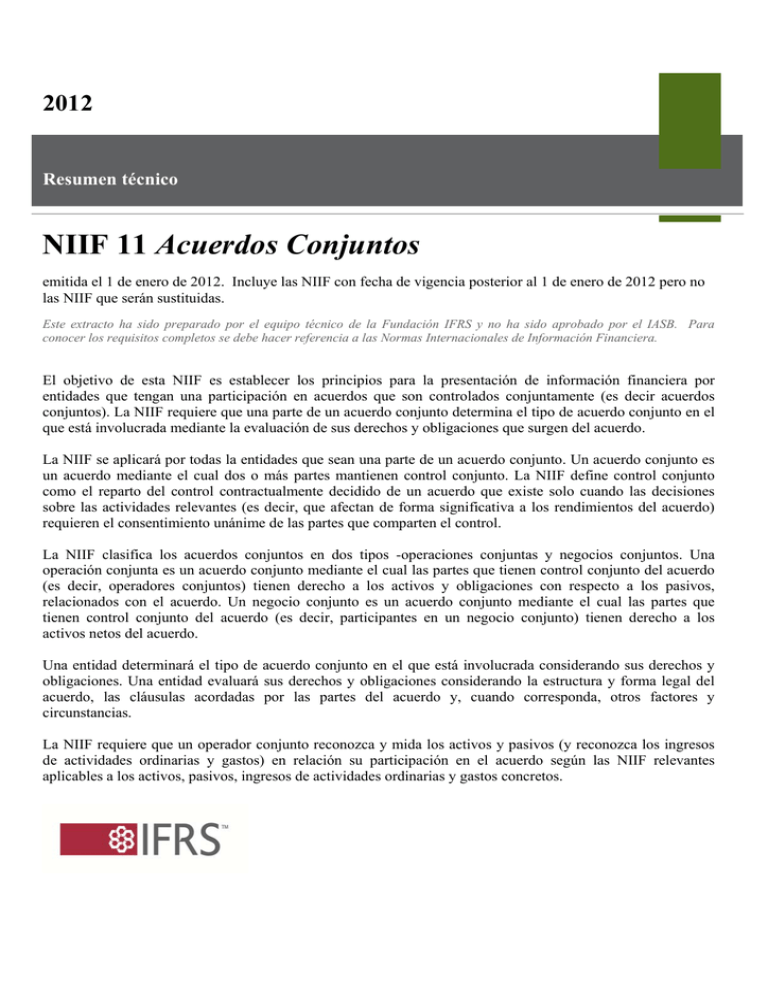 IFRS 11 IFRS 11