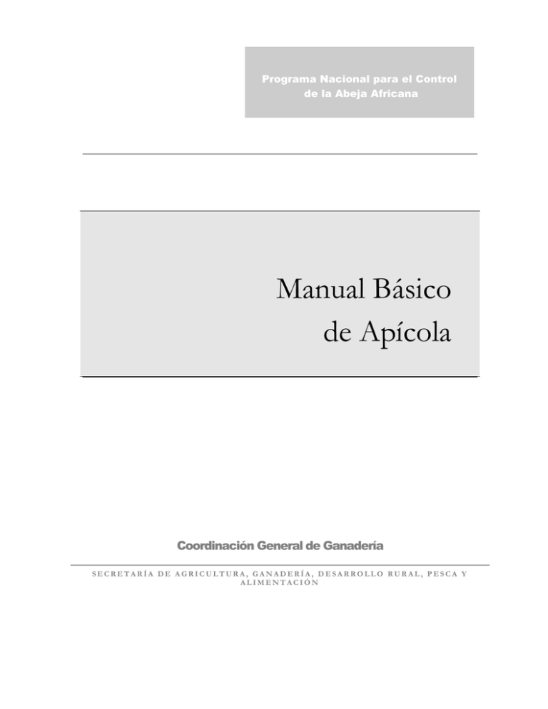 Manual Básico de Apícola