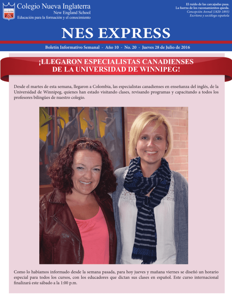 NES EXPRESS - Colegio Nueva Inglaterra