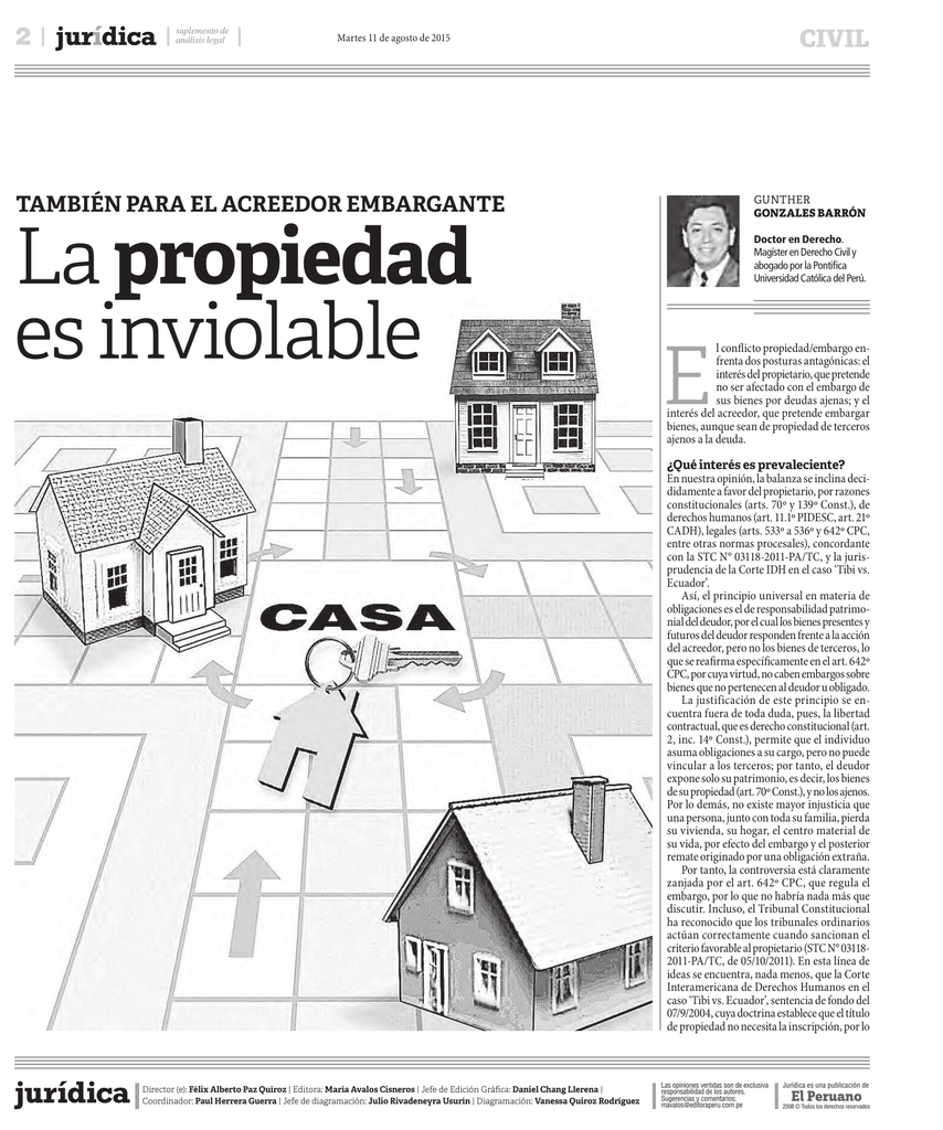 La propiedad es inviolable