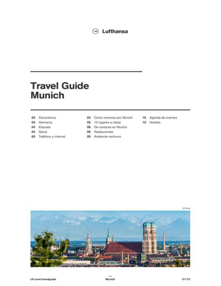 Munich | Lufthansa ® Travel Guide