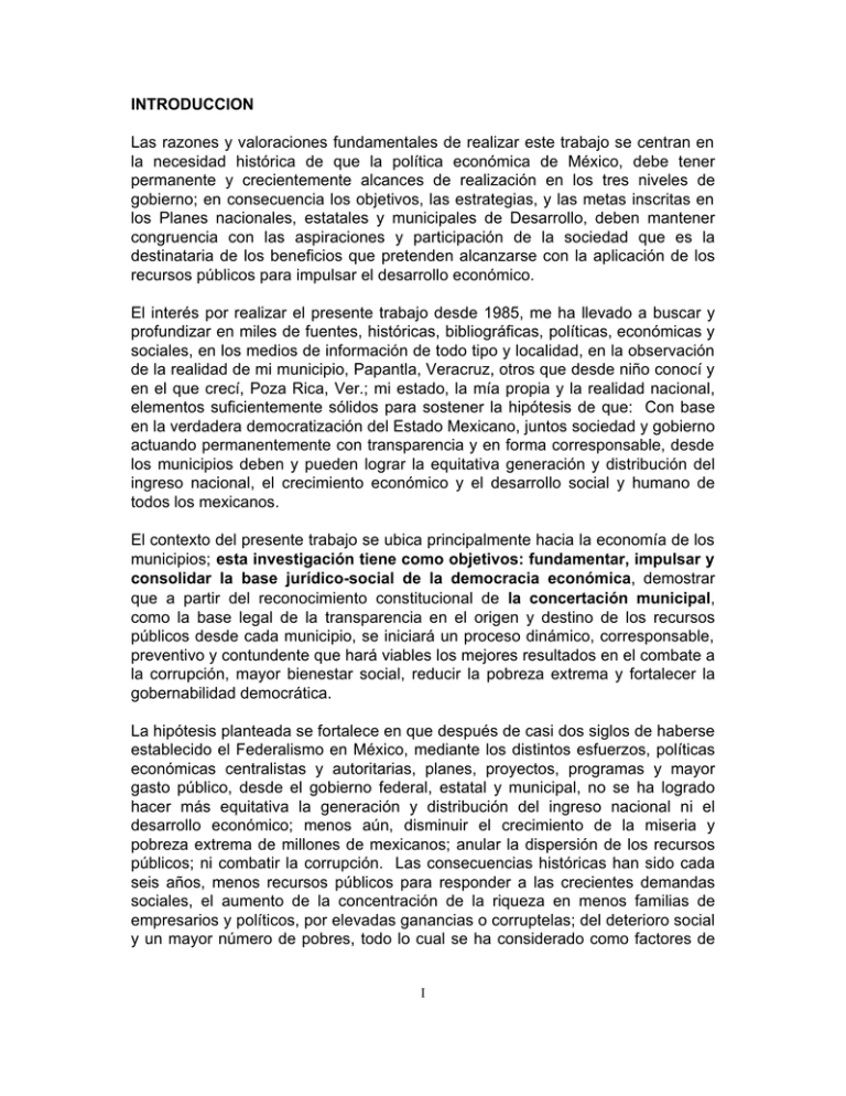 INTRODUCCION Las razones y valoraciones fundamentales de