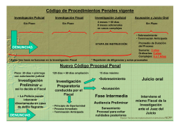 Esquema Procesos Penales - Procedimiento