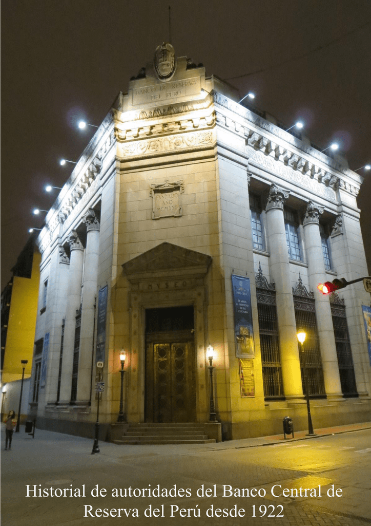 Historial de autoridades del Banco Central de Reserva del Perú