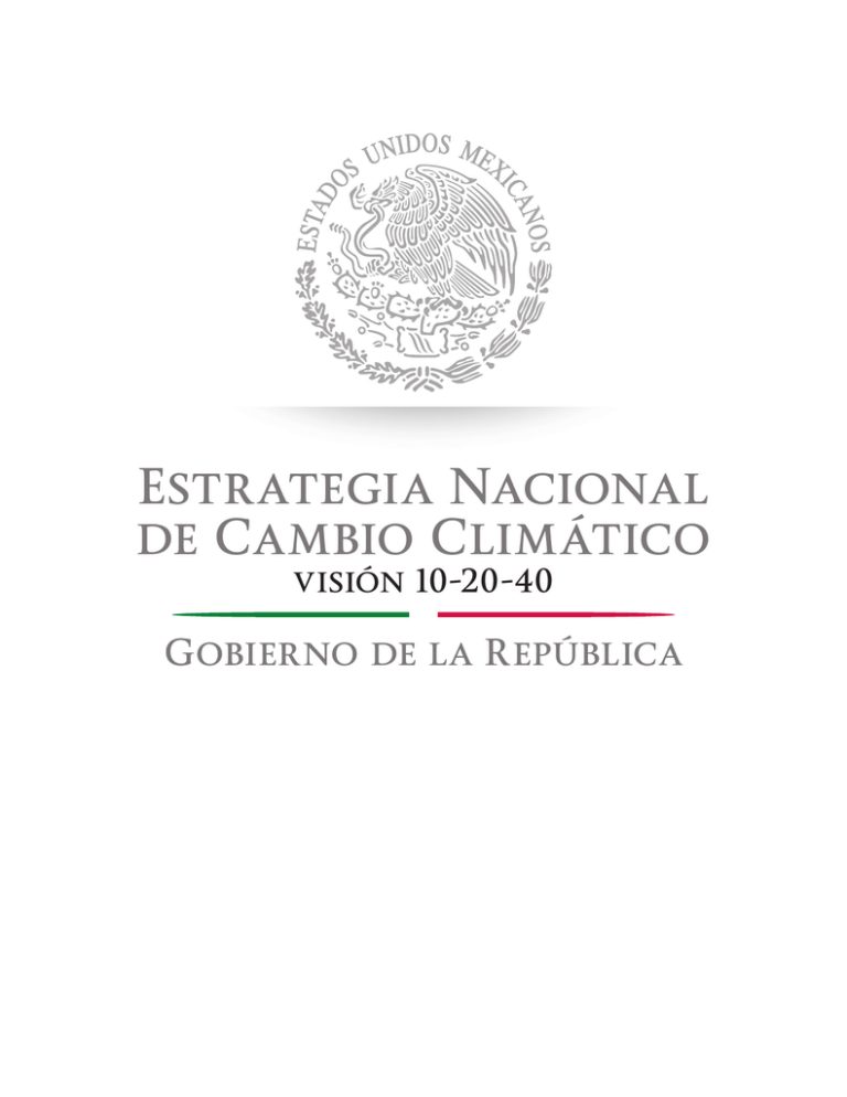 Estrategia Nacional de Cambio Climático