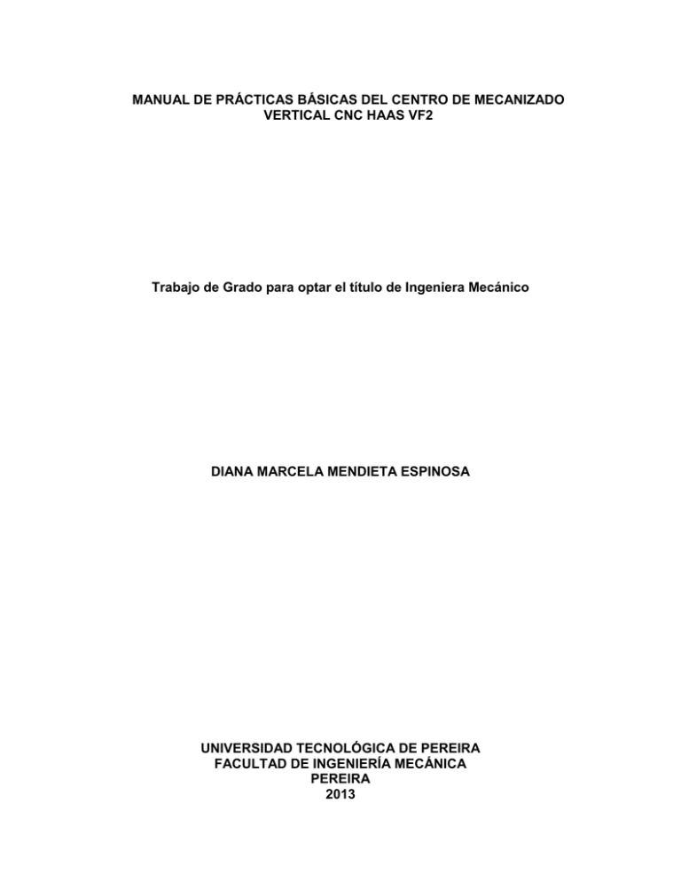 manual de prácticas básicas del centro de mecanizado