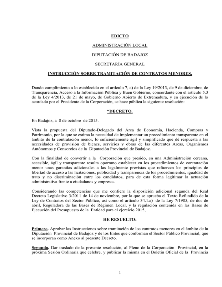 Instruccion Contrato Menor