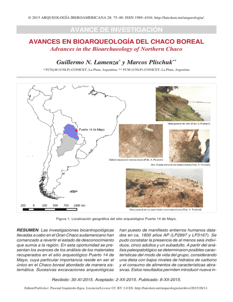 Avances en bioarqueología del Chaco boreal