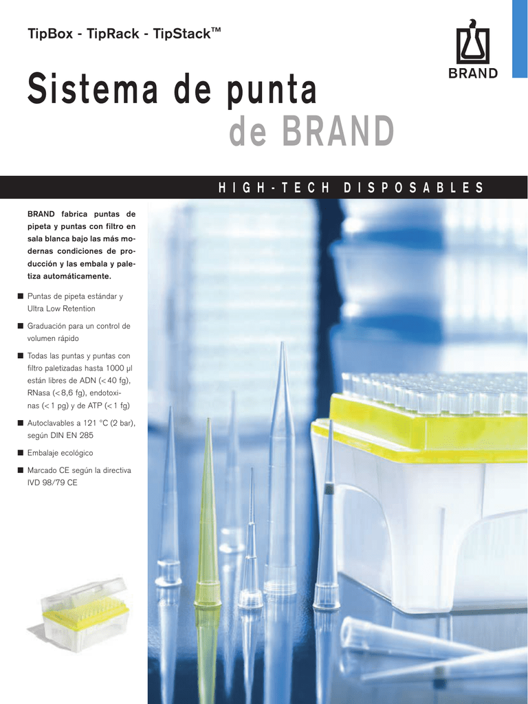 Puntas de pipeta/con filtro