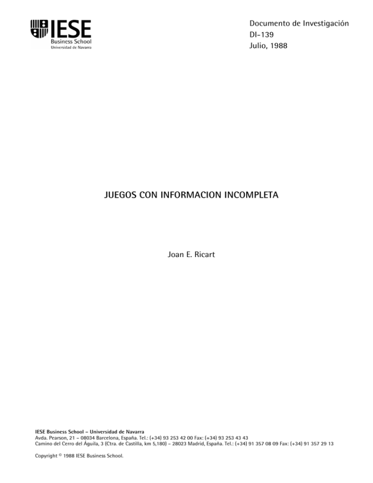 juegos con informacion incompleta