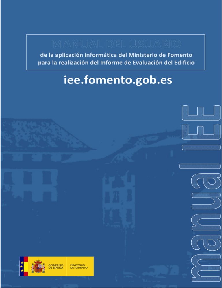 Manual de la aplicación del Informe de Evaluación del Edificio