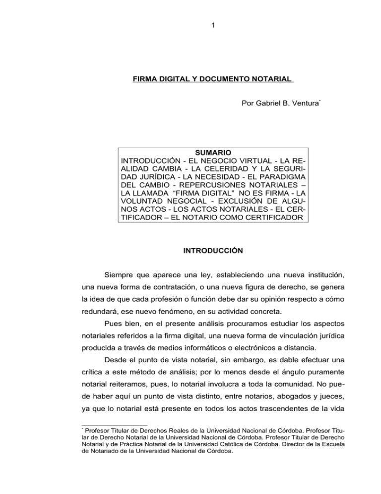 firma digital y documento notarial