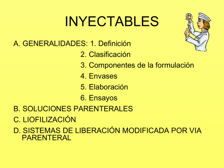 INYECTABLES