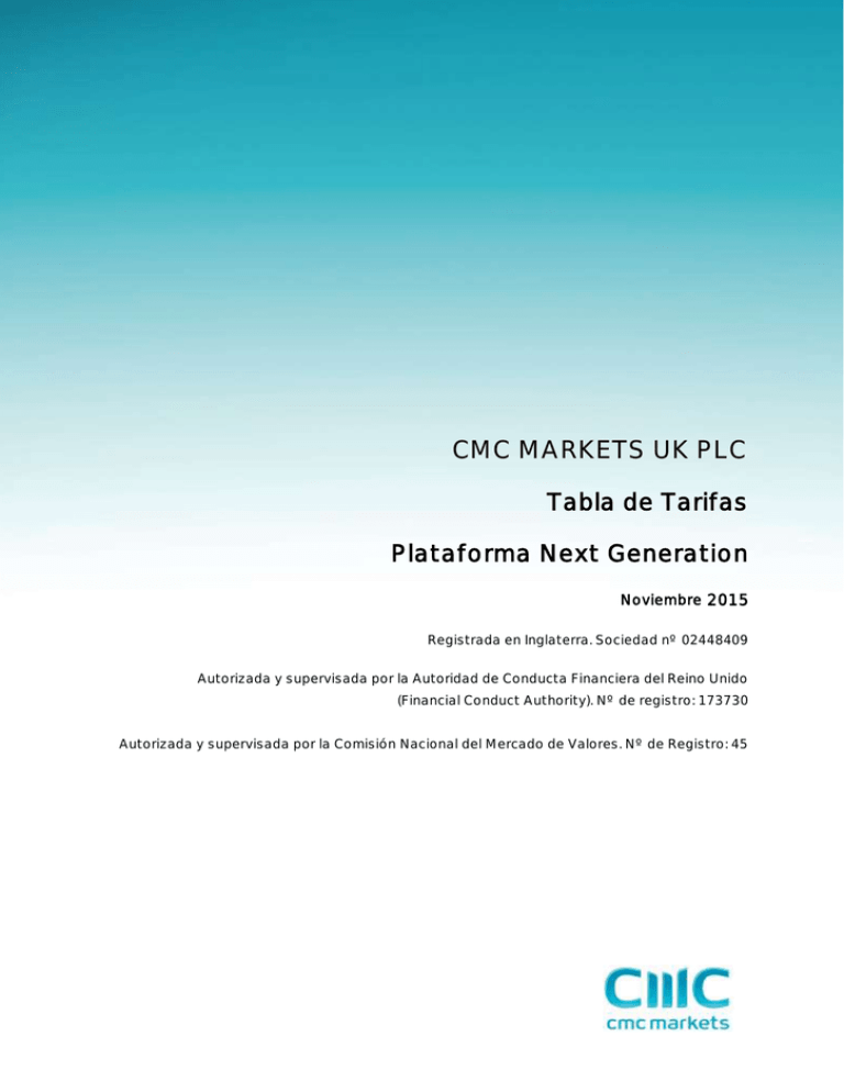 CMC MARKETS UK PLC