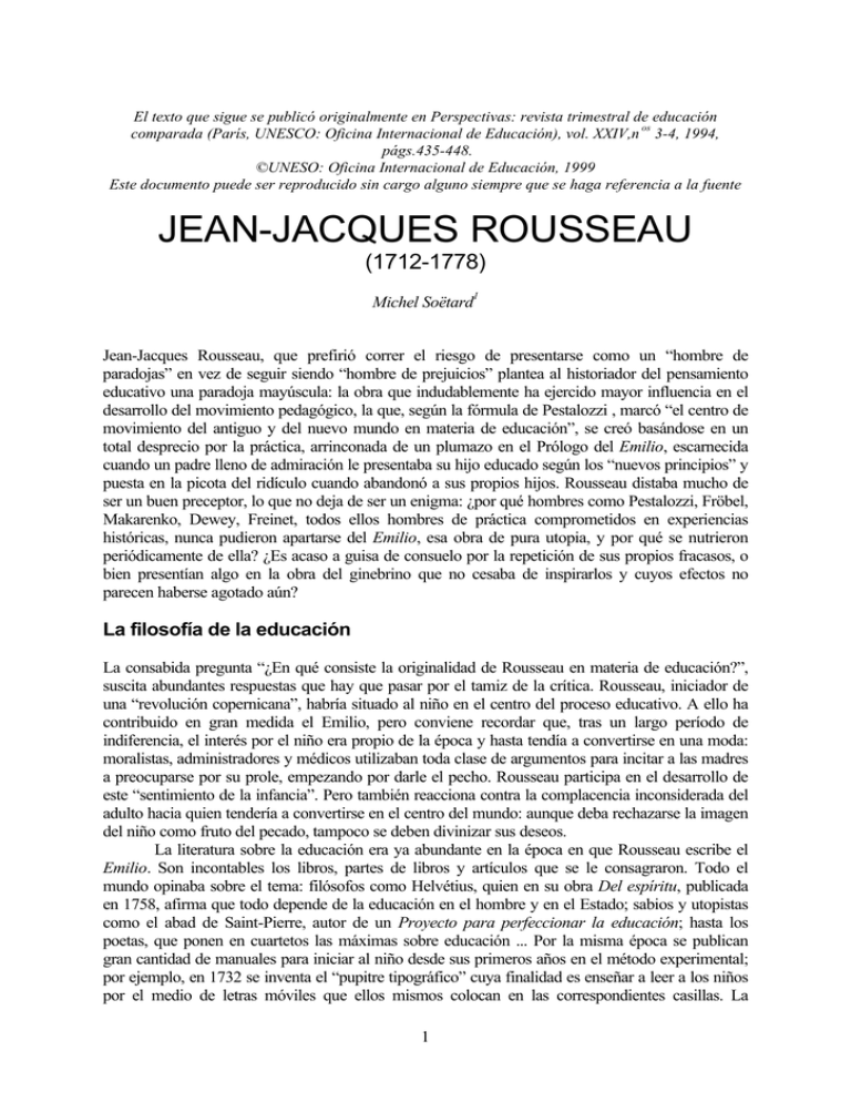 Jean-Jacques Rousseau