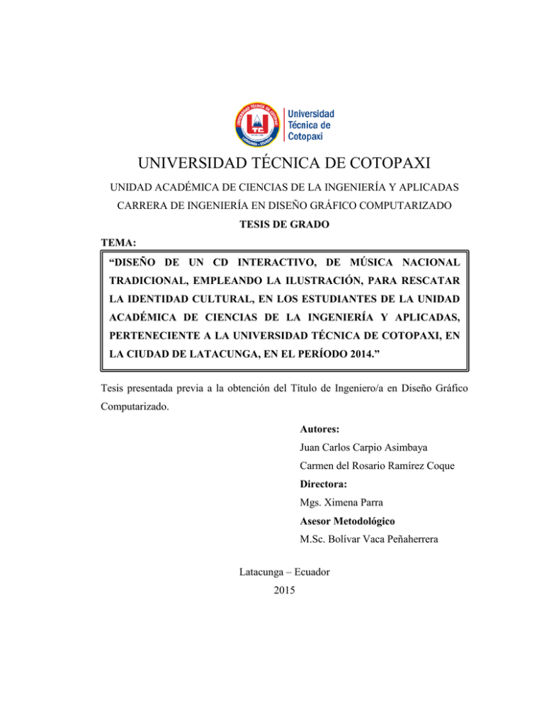 Repositorio UTC - Universidad Técnica de Cotopaxi