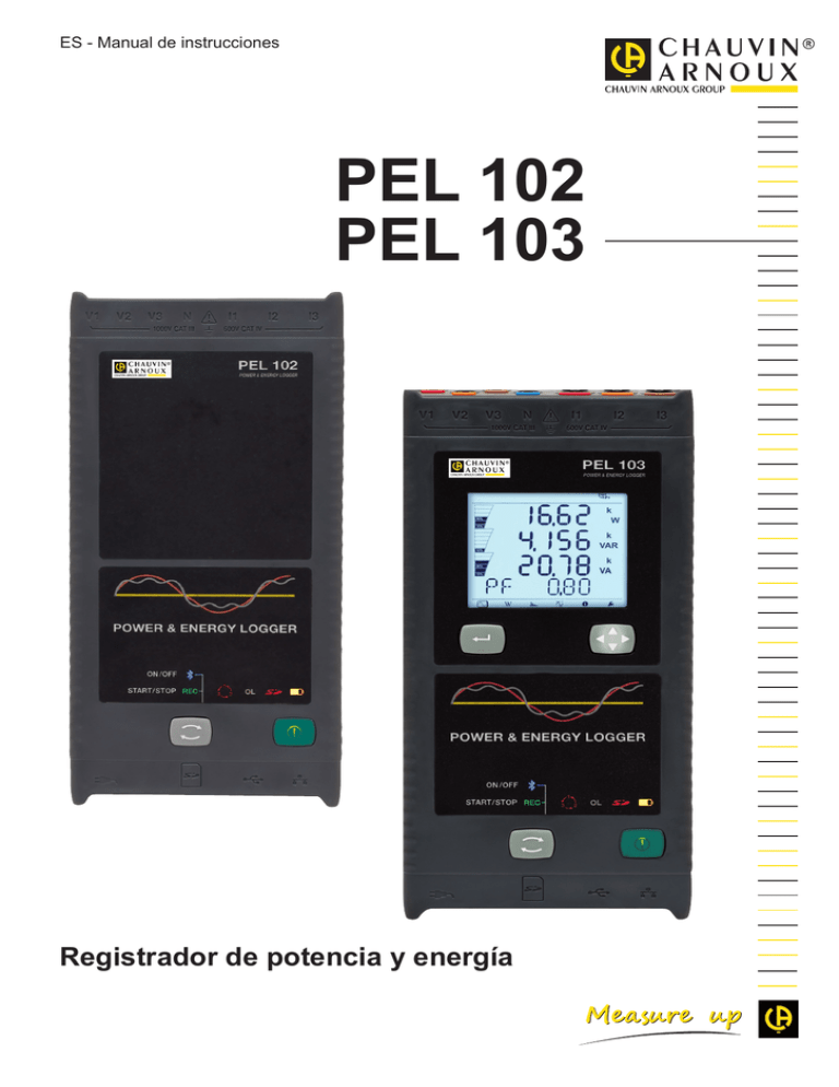 PEL 102 PEL 103 - Chauvin Arnoux