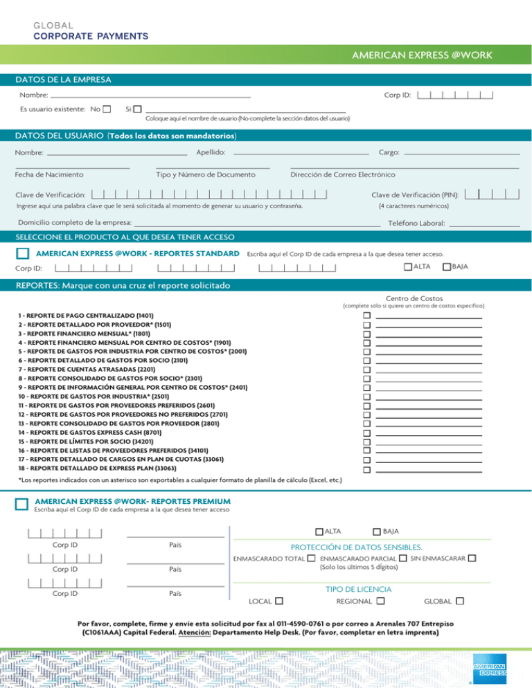 american express @work - American Express Global Corporate