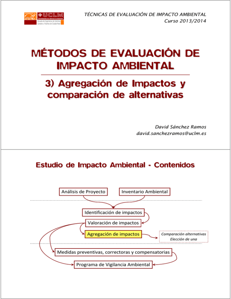 MÉTODOS DE EVALUACIÓN DE IMPACTO AMBIENTAL
