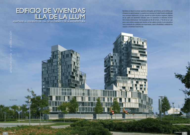 EDIFICIO DE VIVIENDAS ILLA DE LA LLUM