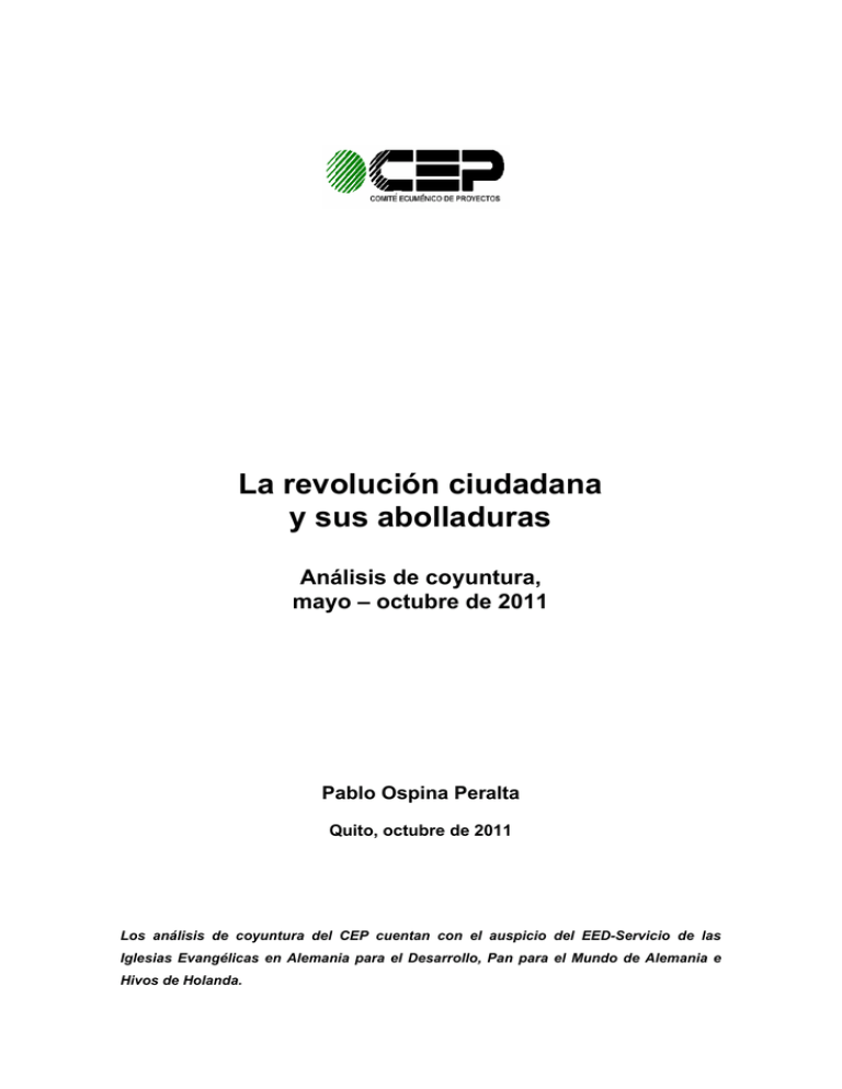 La revolución ciudadana y sus abolladuras