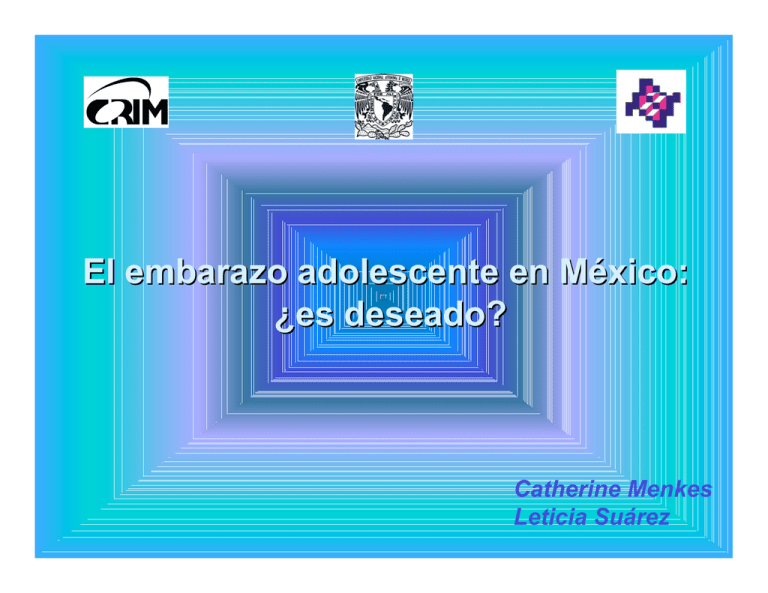 El embarazo adolescente en México: ¿es deseado?