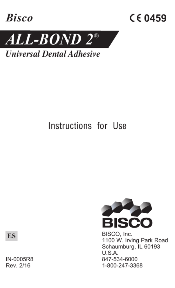 ALL-BOND 2 - Bisco Dental