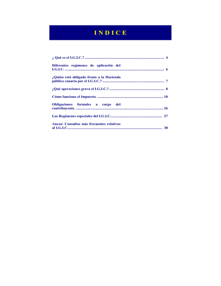 Guía IGIC