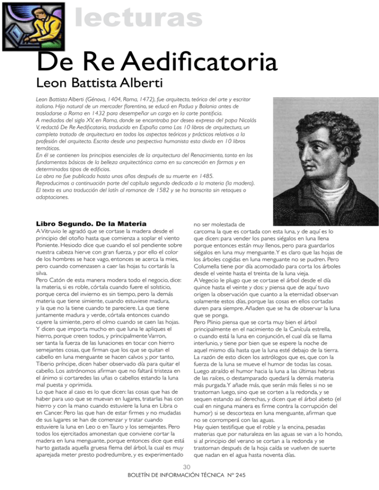 De Re Aedificatoria