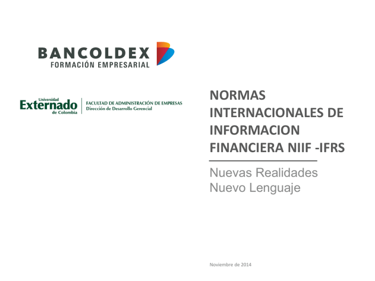 normas internacionales de informacion financiera niif -ifrs
