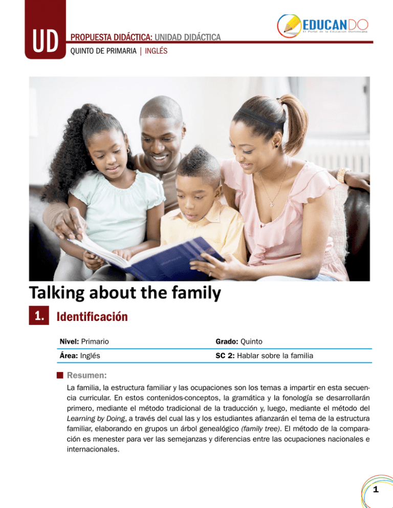 Talking about the family