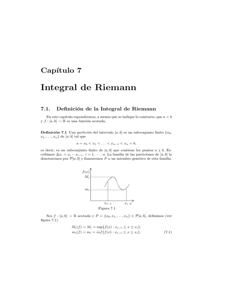 Integral de Riemann