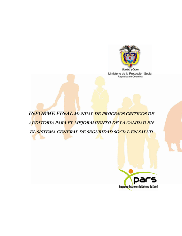 informe final manual de procesos criticos de auditoria para el