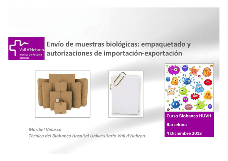 Envío de muestras biológicas