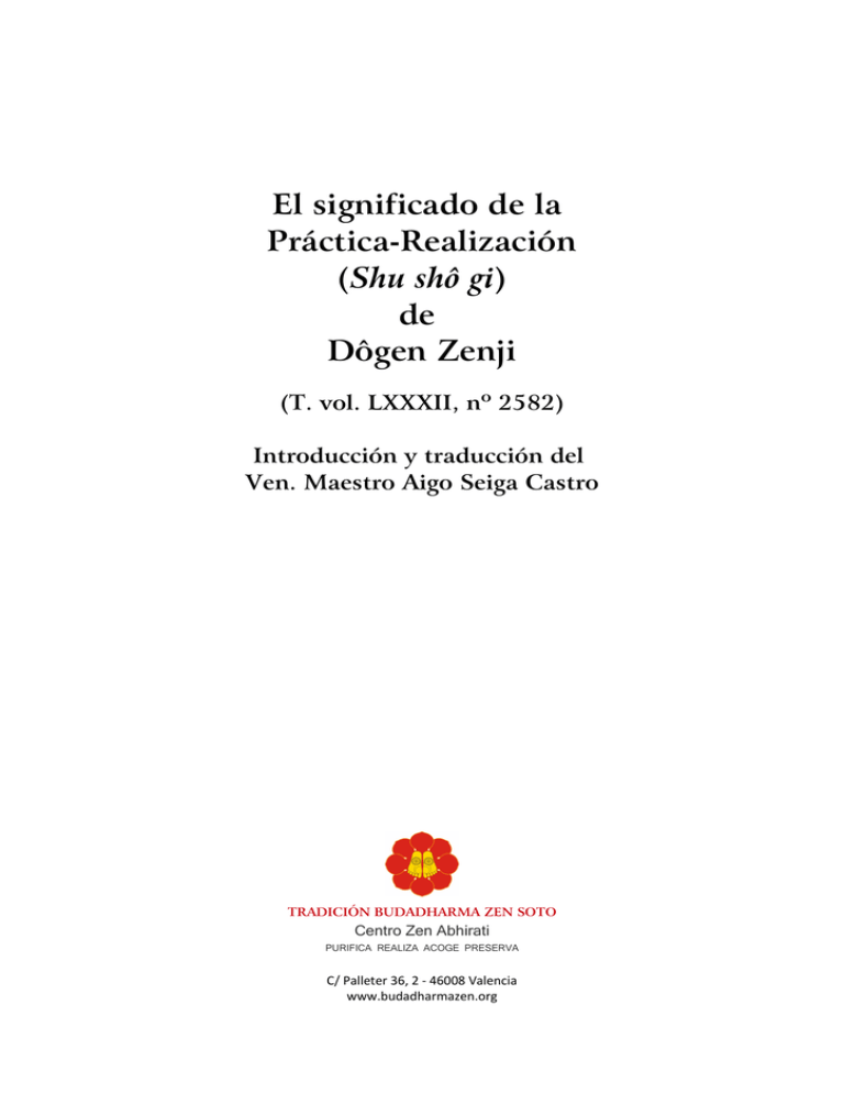 El significado de la Práctica-Realización
