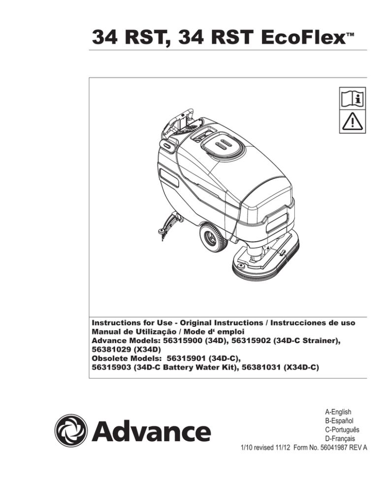 34 RST, 34 RST EcoFlex